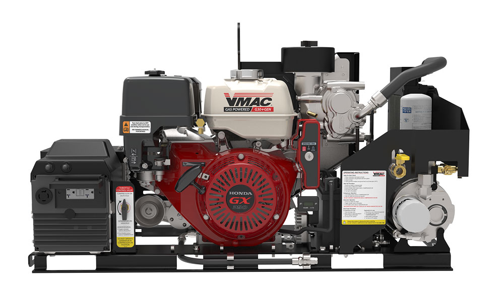 Gas Air Compressor Generator Combo | VMAC G30 + Generator