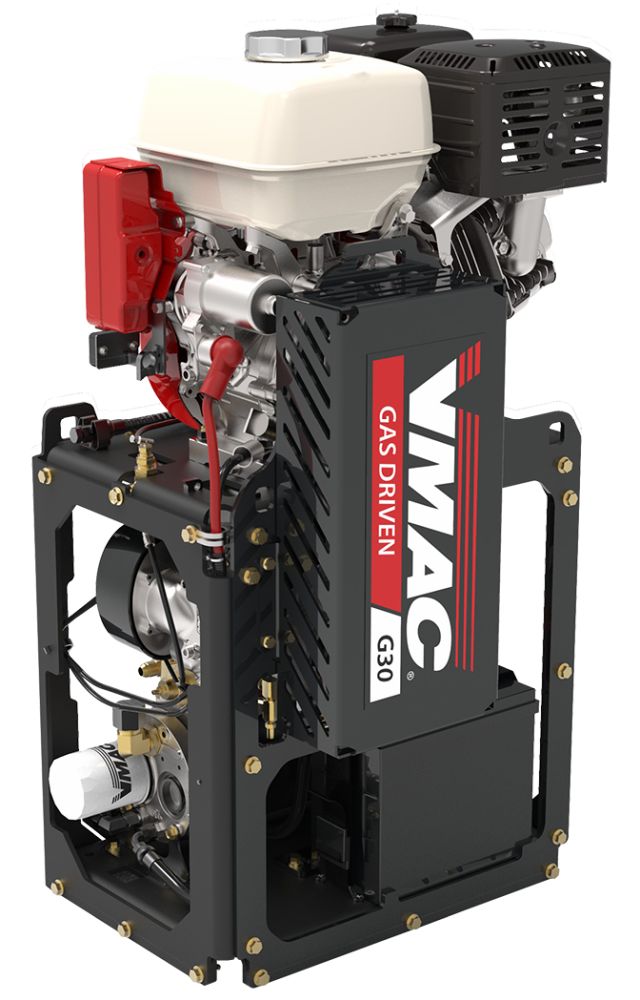 Stacked G30 Gas Powered Air Compressor For Service Trucks
